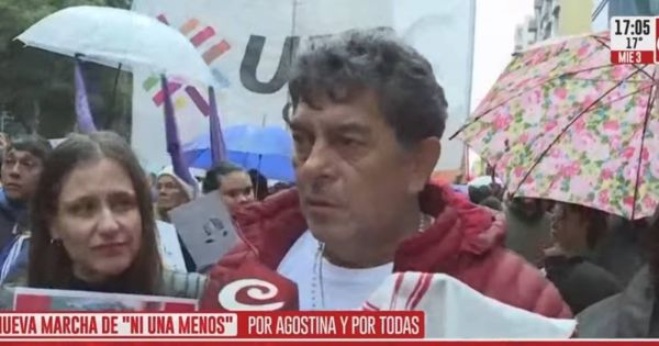 Abuelo de Agostina en la marcha Ni Una Menos: "Me sacaron un pedazo del ...
