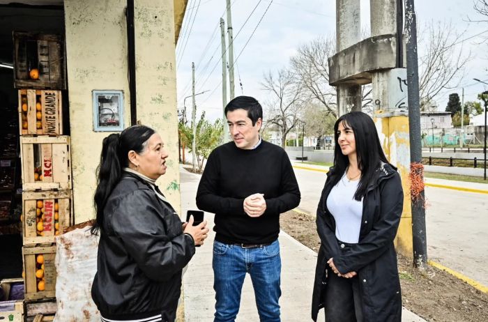 Nardini habilitó las obras de repavimentación integral de la calle ...