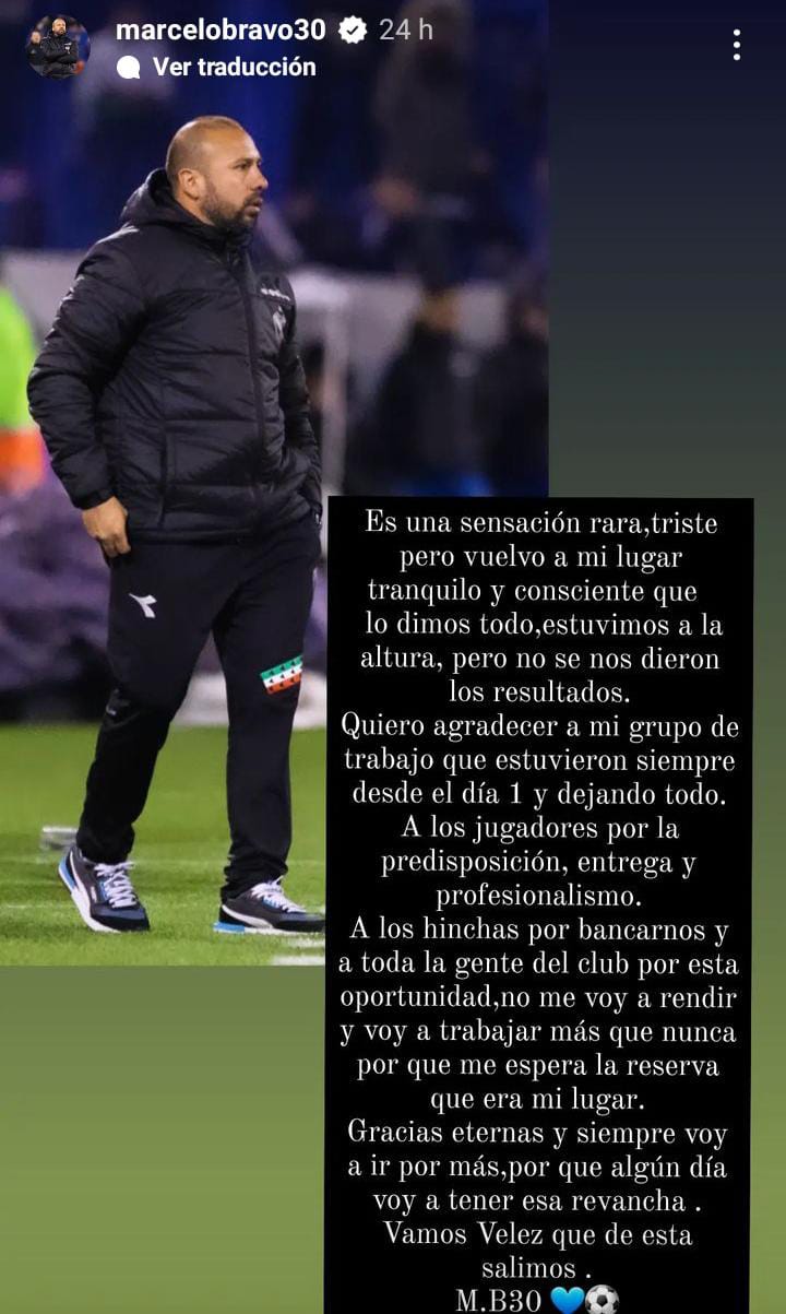 Sebastián Gallego Méndez inició su ciclo en Vélez: fuerte posteo del ...