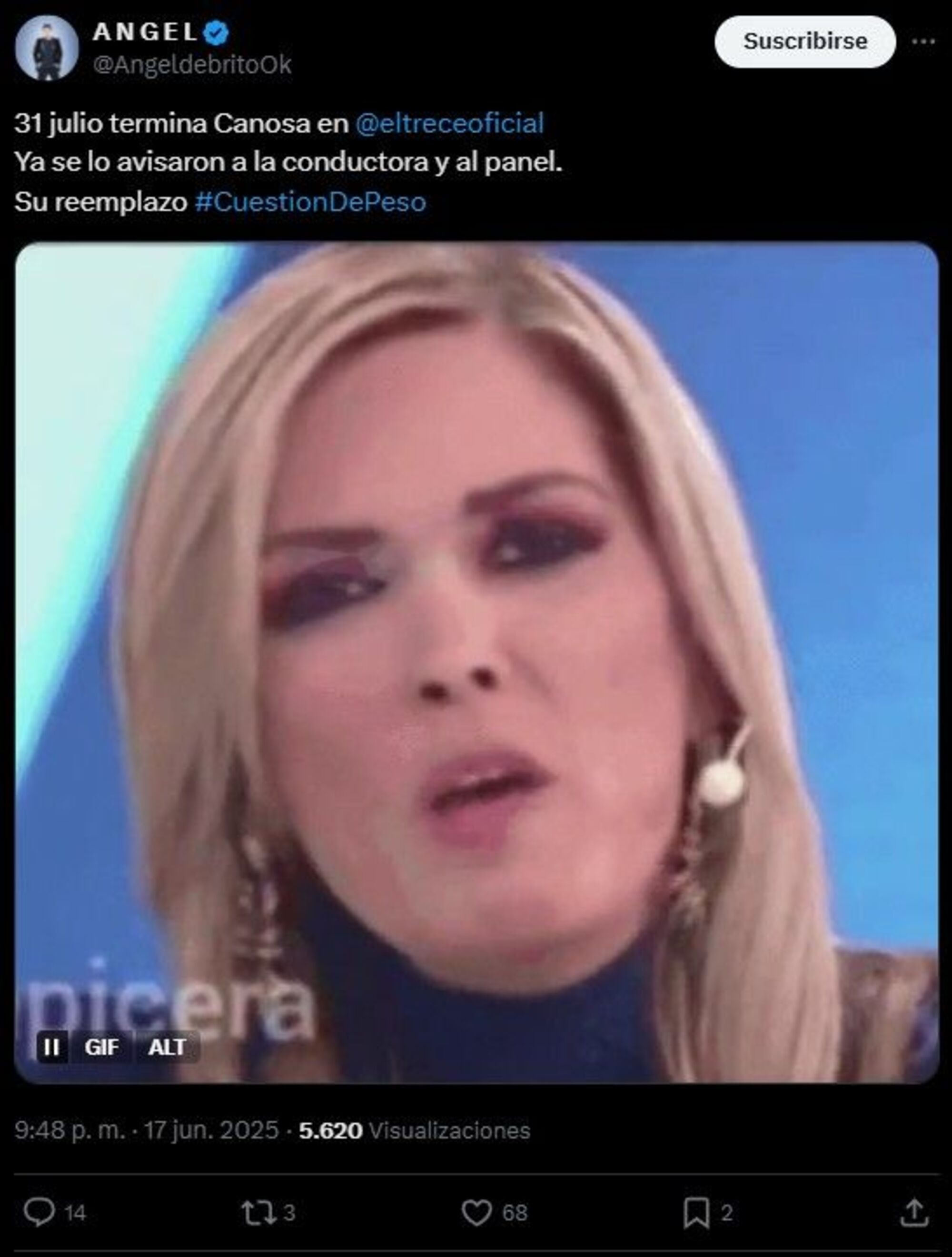 Aseguran que Viviana Canosa se va de El Trece: cuándo terminaría su ...